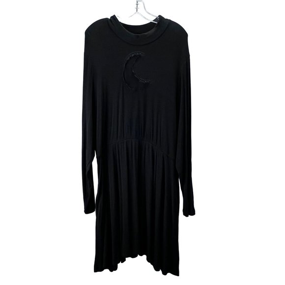 Hot Topic | Dresses | Hot Topic Dress Black Celestial Moon Plus Size 4 ...